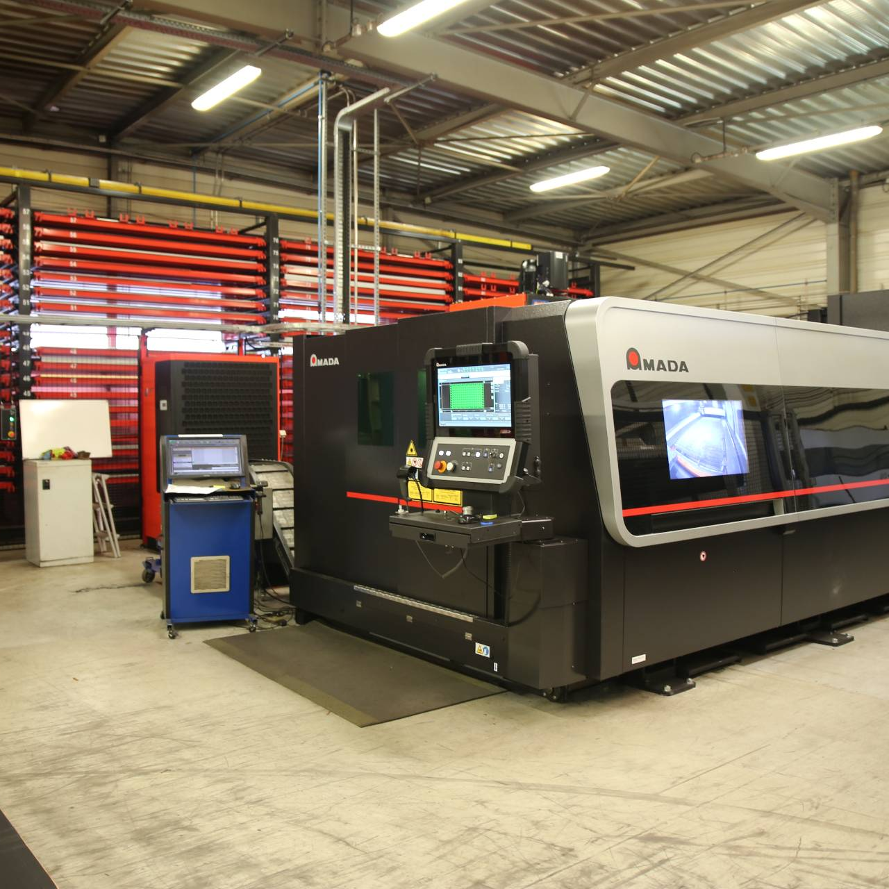 laser fibre Amada 12 kw haute vitesse