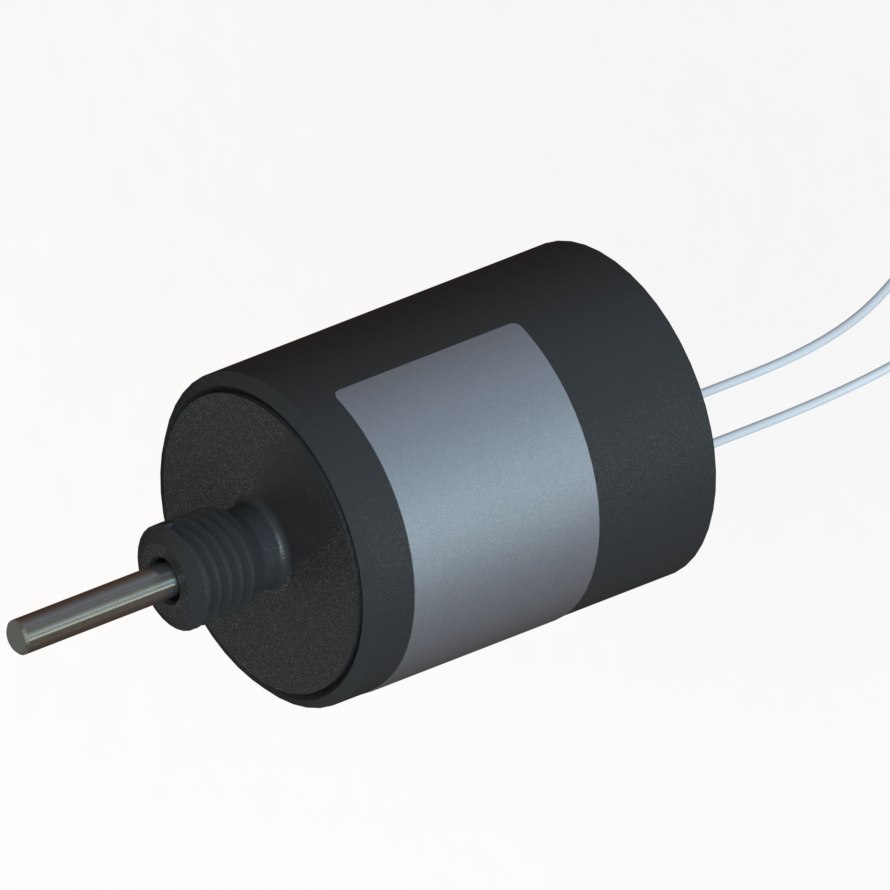 Électro-aimant de commande linéaire simple effet