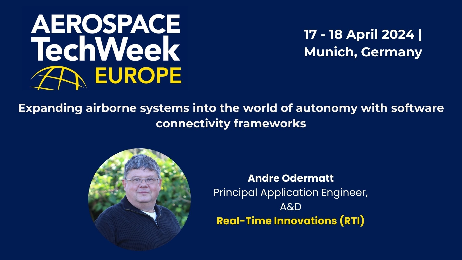 RTI Presentation Expanding airborne systems into the world of autonomy ...