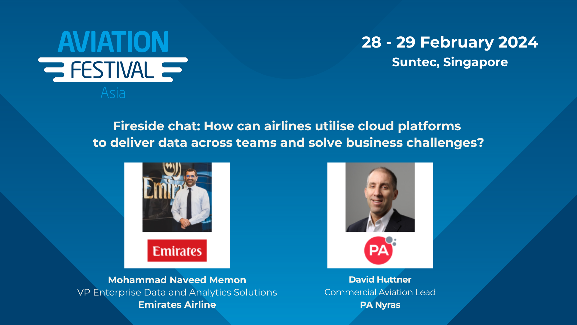 Fireside Chat How Can Airlines Utilise Cloud Platforms To Deliver Data Across Teams And Solve