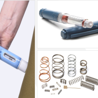 Micro/Medium Springs-Injectors for Drug Administration