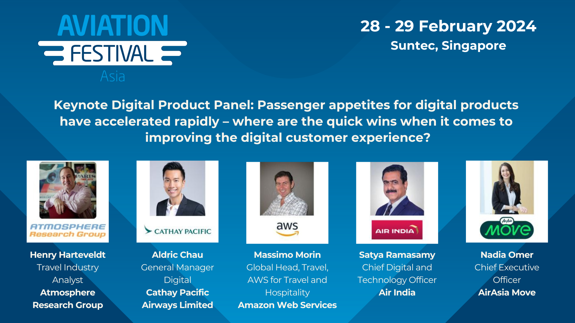 Keynote Digital Product panel: Passenger appetites for digital products ...