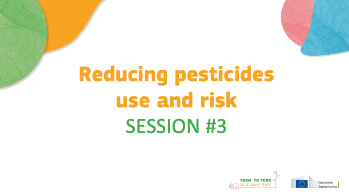 Session #3 - Reducing pesticides use and risk