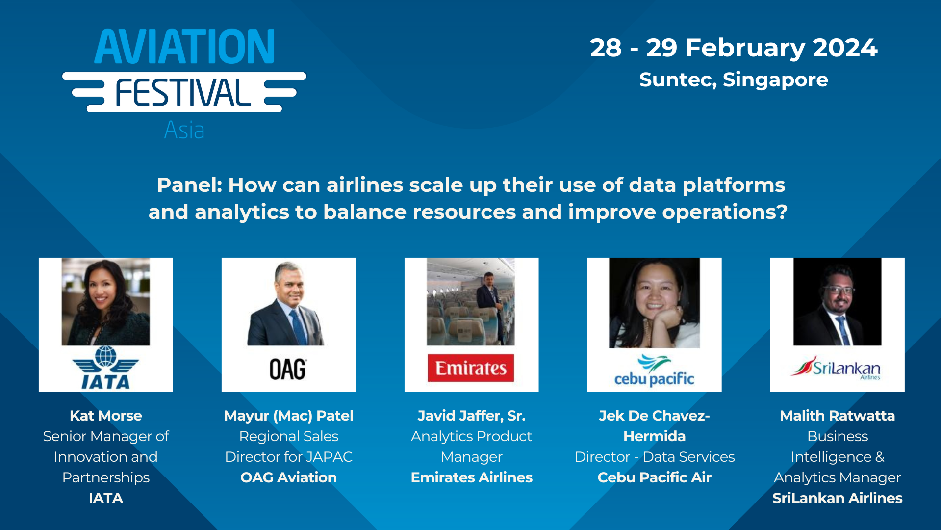 Panel: How can airlines scale up their use of data platforms and ...