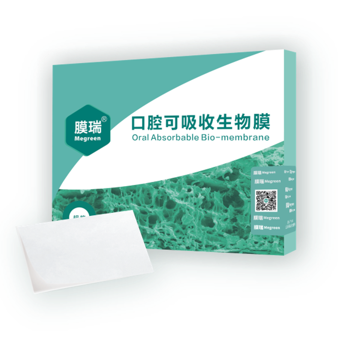 Resorbable collagen membrane