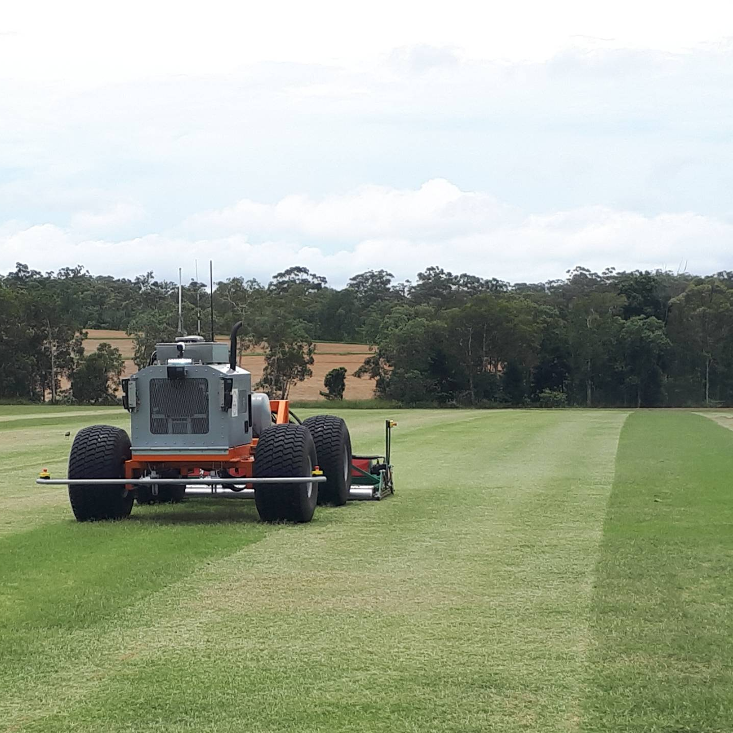 SwarmBot with a Mower