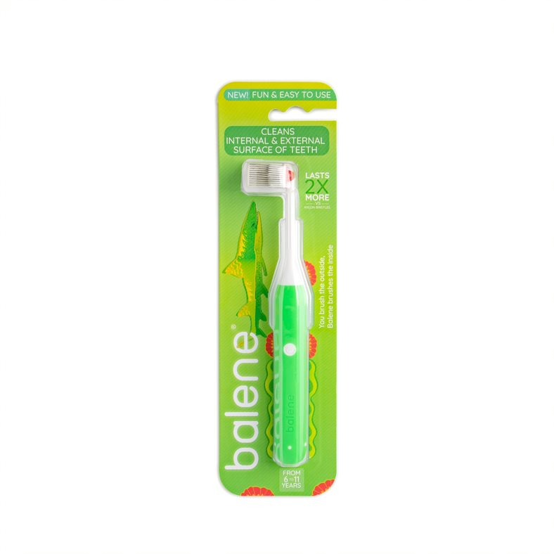 Balene: Double-sided manual toothbrush for Kids