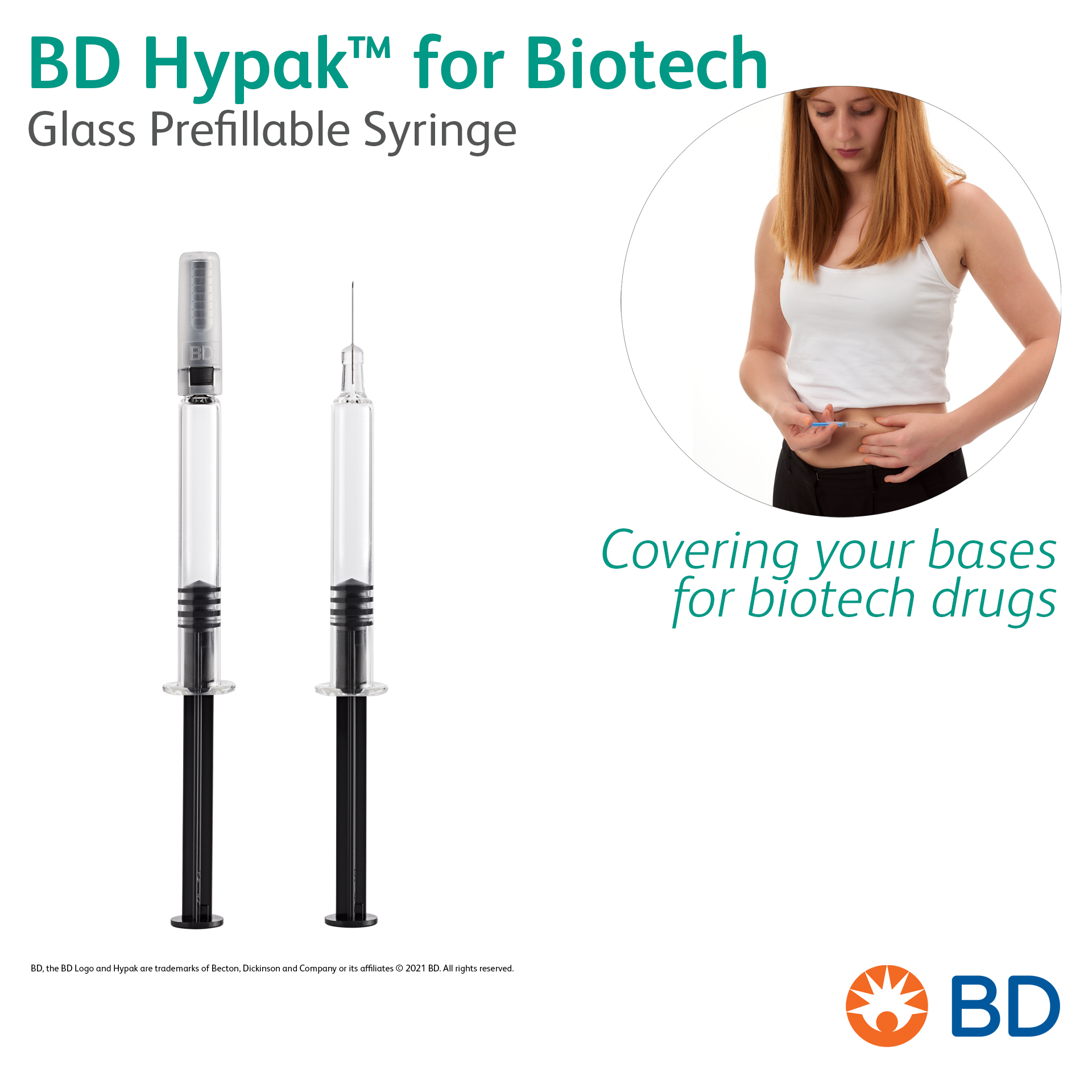 BD Hypak(TM) for Biotech Glass Prefillable Syringe - Covering your ...