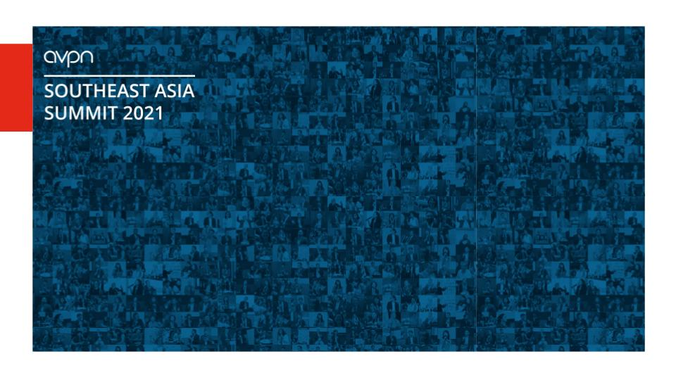 Welcome Address by AVPN - The Asian Decade