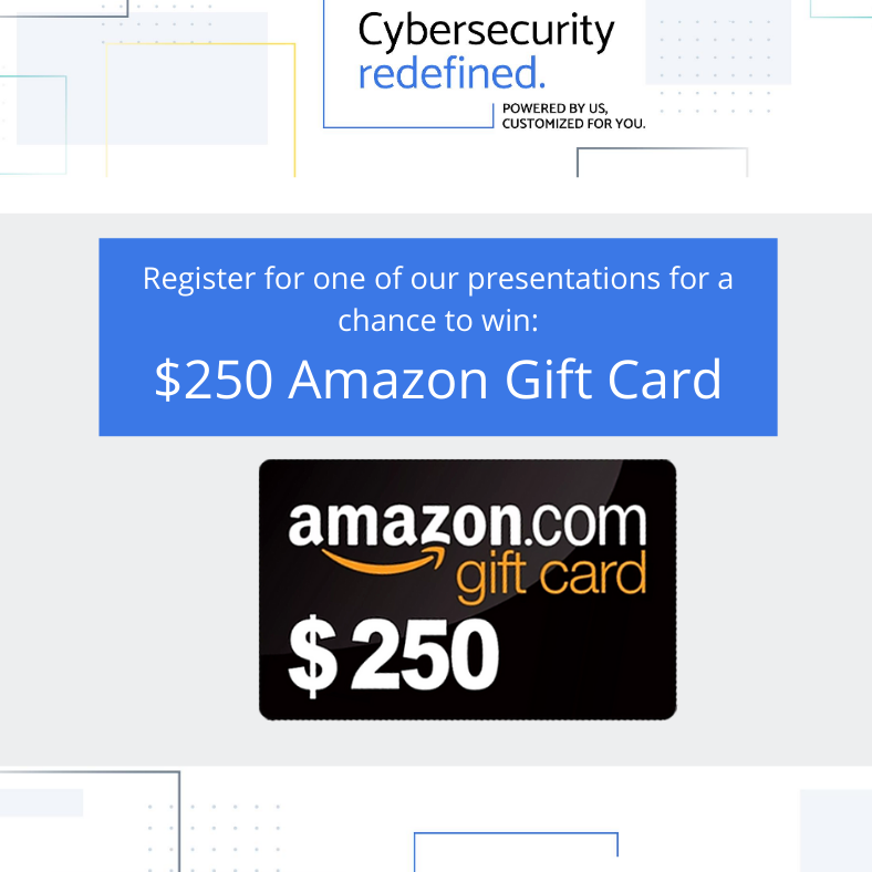 Register for one of our presentations for a chance to win $250 Amazon ...