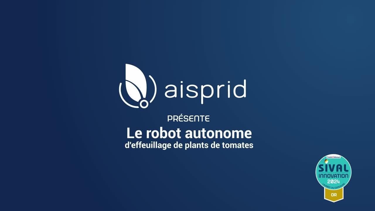 AISPRID - Robot autonome d'effeuillage de plants de tomates