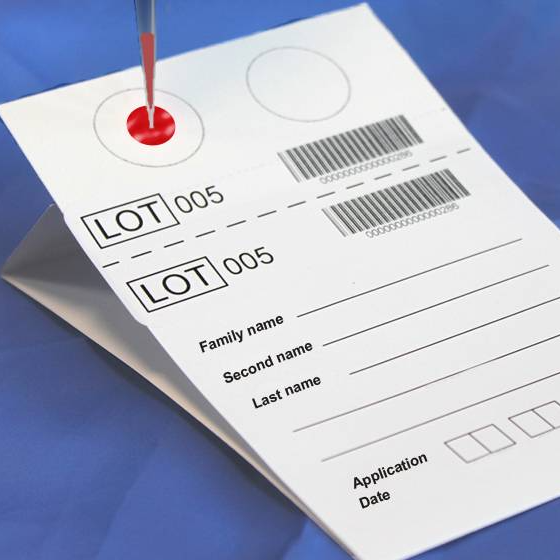 Paper cards for DNA stabilization and preservation