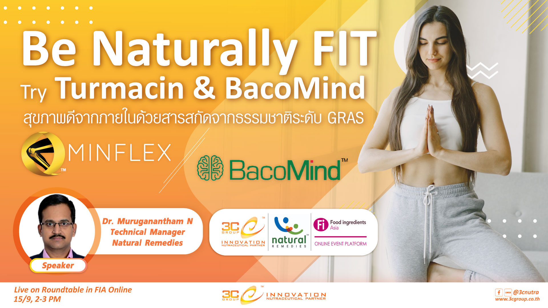 Be Naturally Fit-Try Turmacin & BacoMind