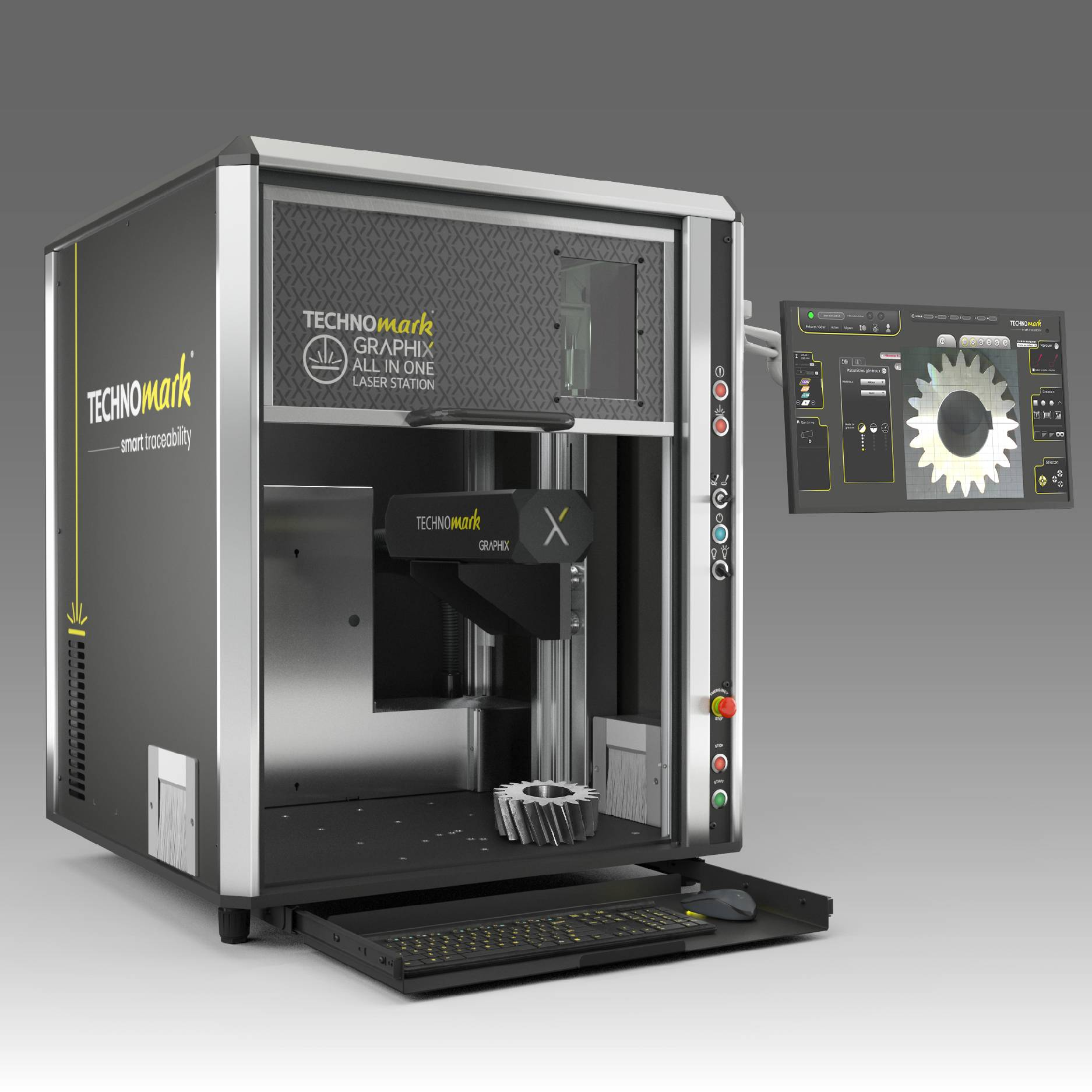 Graphix_Laser marking station with on-board camera