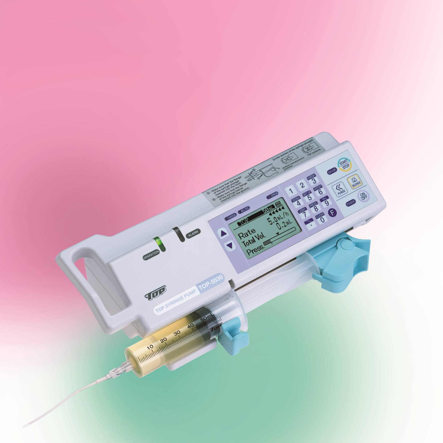 TOP SYRINGE PUMP TOP-5530/TOP-5530DL