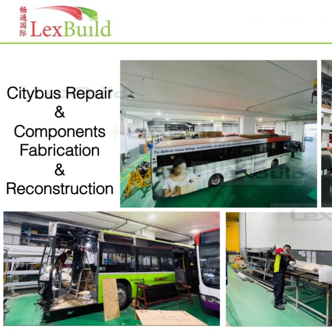 City bus repair and body re-construction