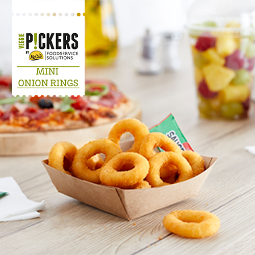 Mini crispy onion rings