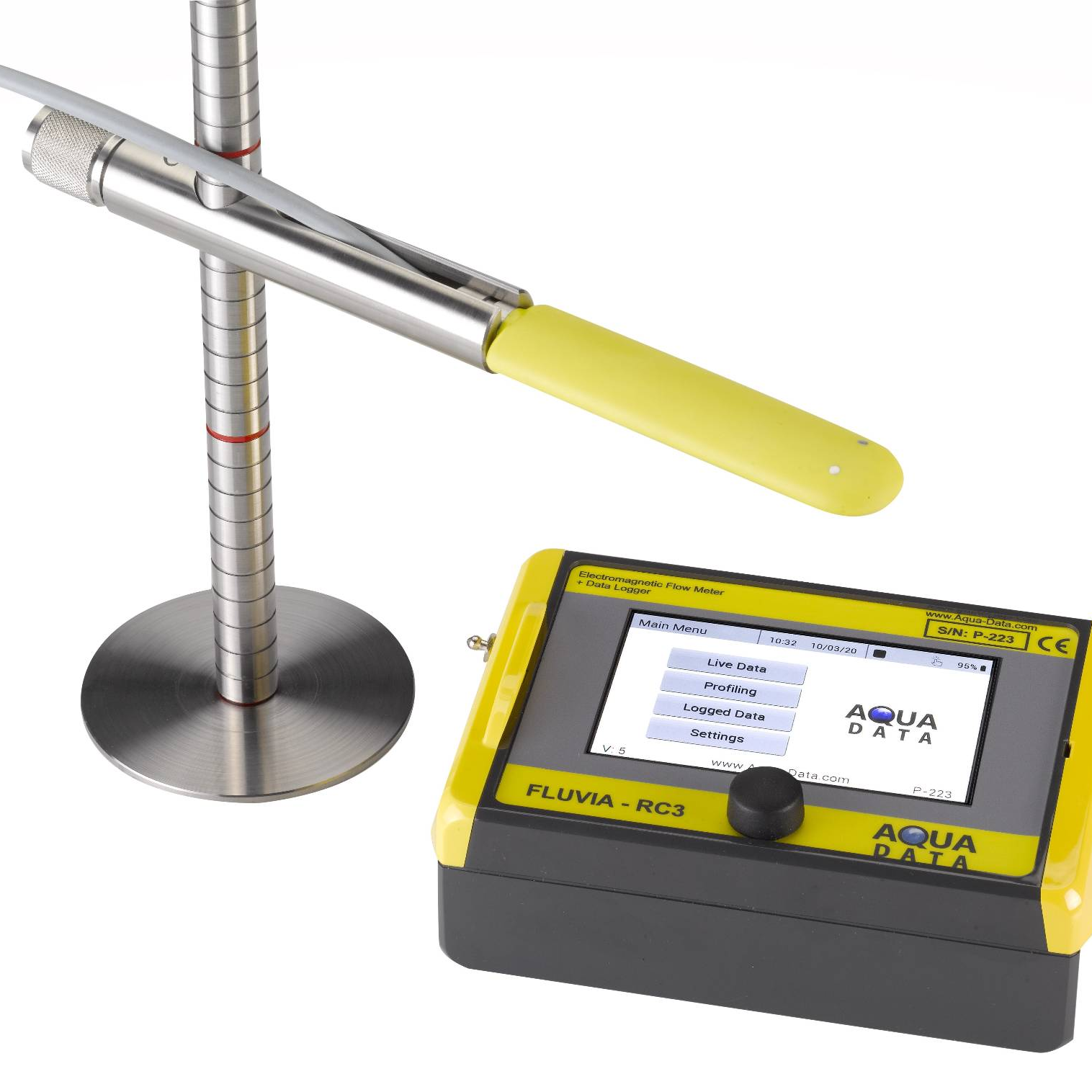 FLUVIA, Vélocimètre/Courantomètre Électromagnétique