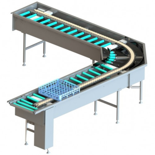 CARDAN CHAIN CONVEYOR FOR RACKS