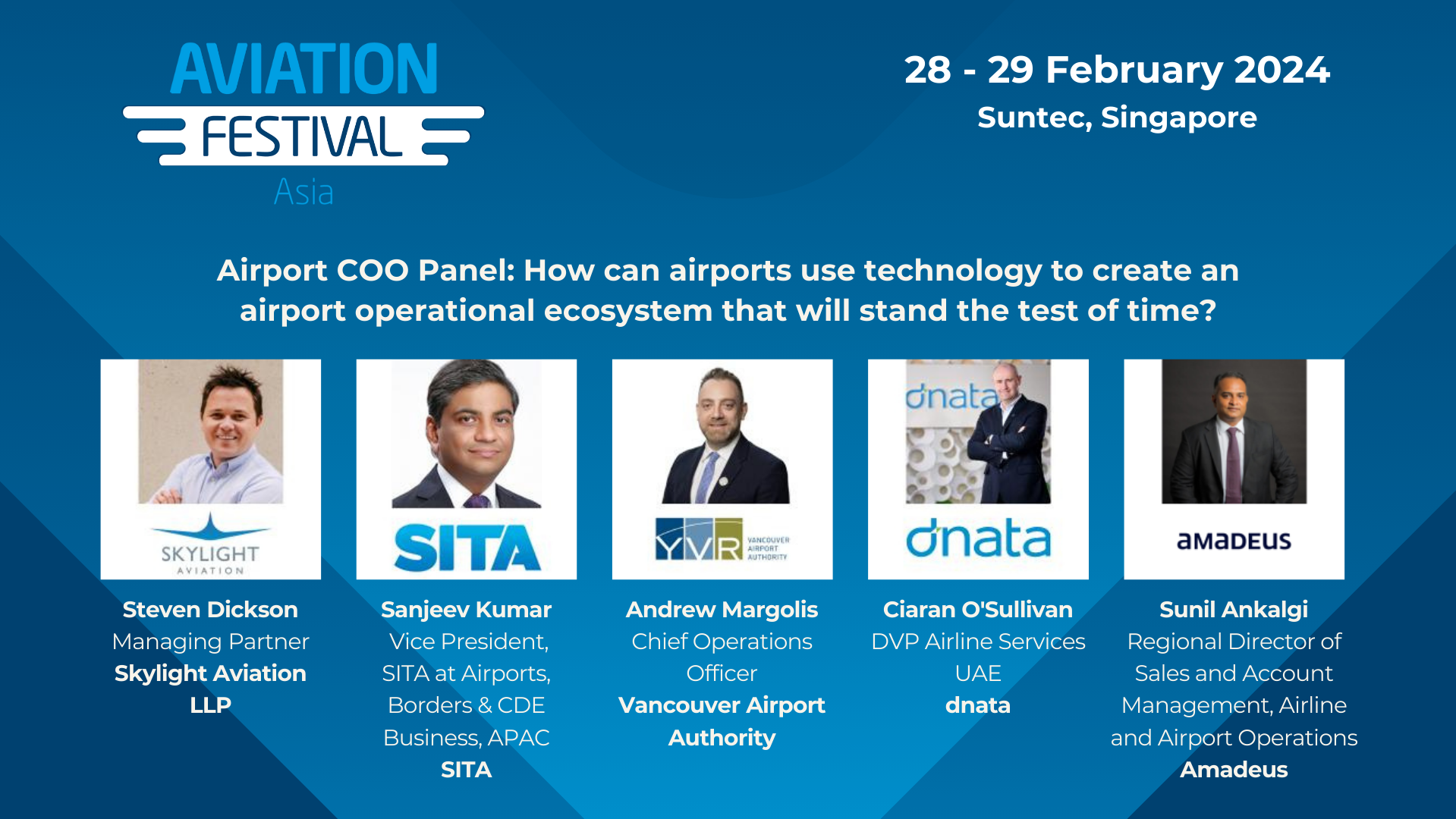 Panel: How can airports use technology to create an airport operational ...