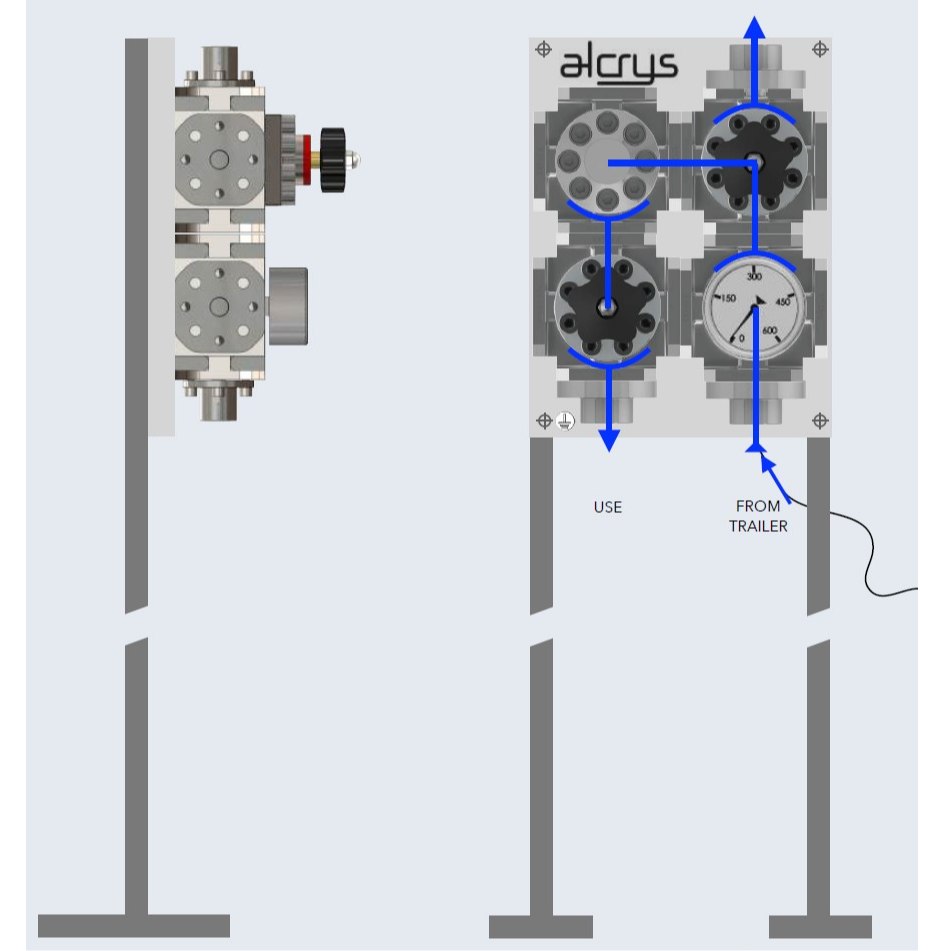 TRAILER MANIFOLD DISCHARGE PANEL