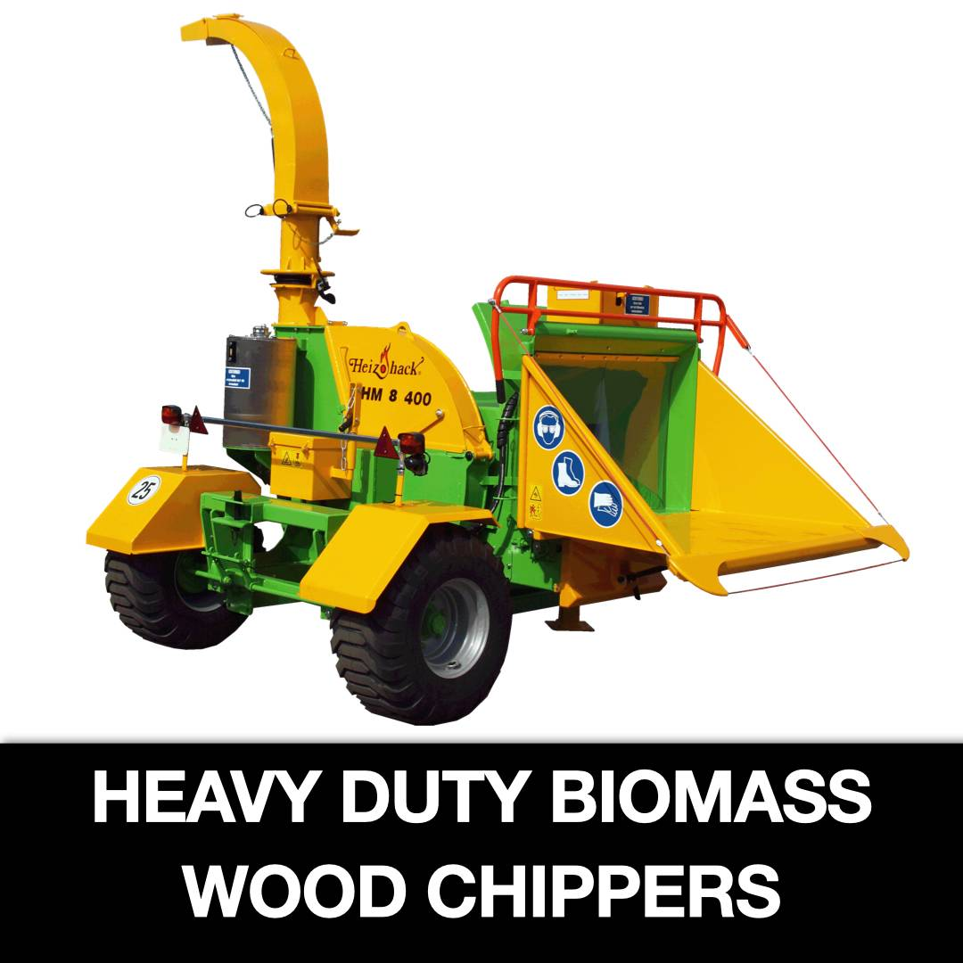 Biomass Wood Chippers by Heizohack - Heavy Duty Drum Style in PTO ...