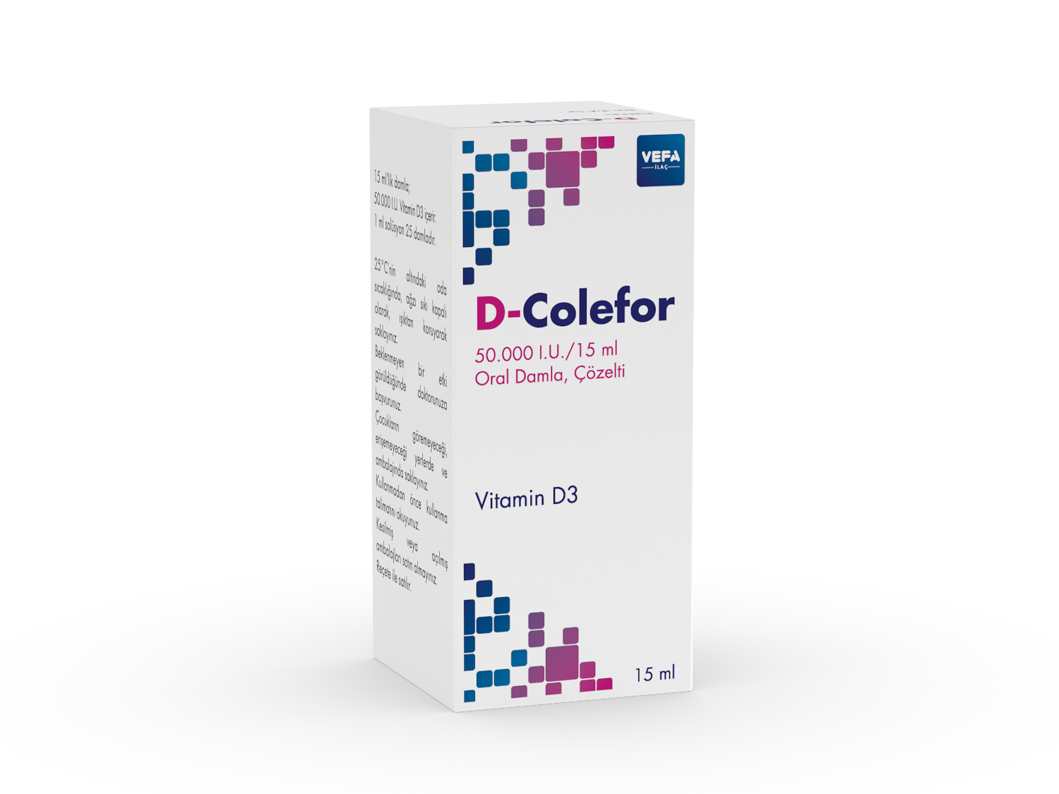 D-Colefor 50.000 IU/15 ml Oral Damla, Solution