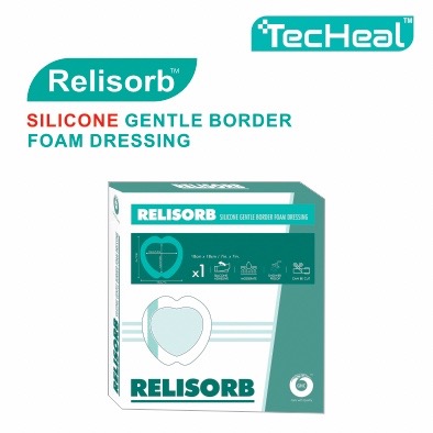 Wound dressings , Relisorb Silicone Silver foam Wound dressings ...
