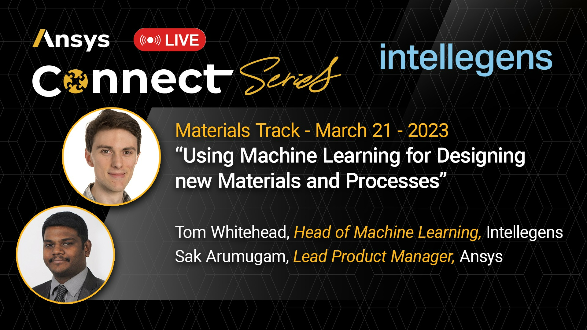 Using machine learning for designing new materials and processes