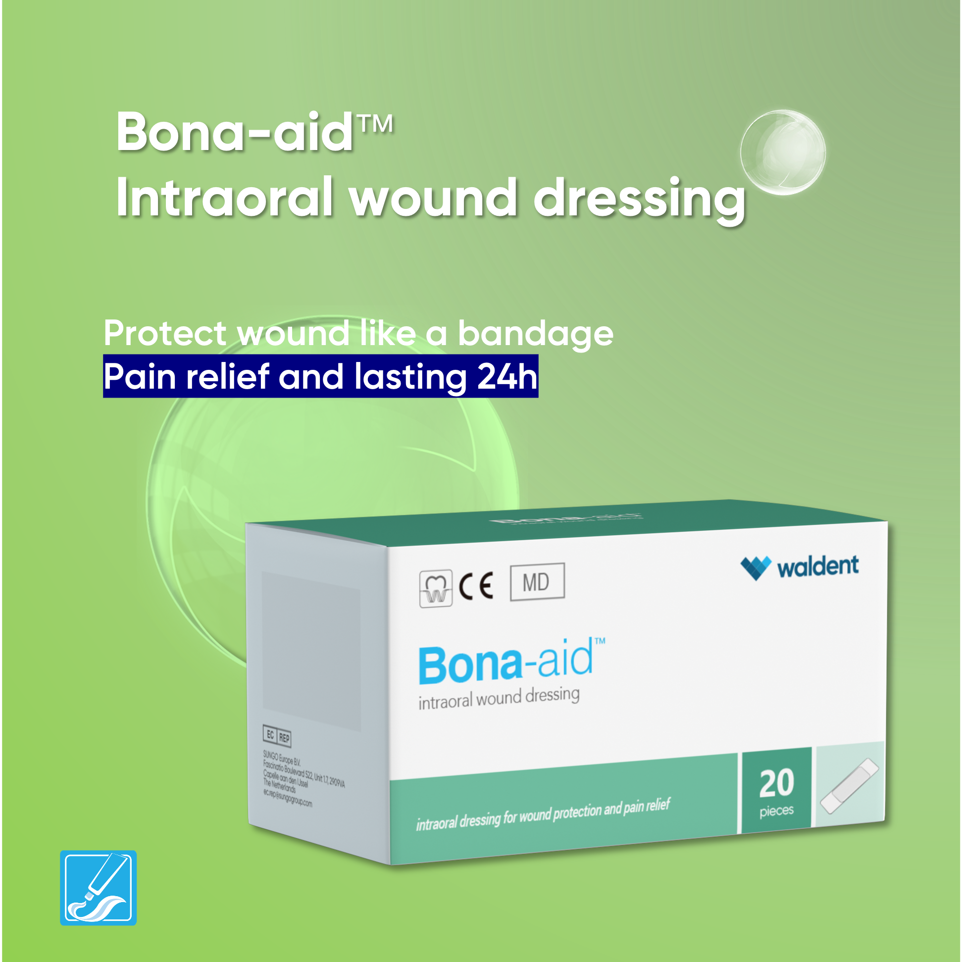 Bona-aid™ intraoral wound patch
