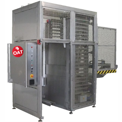Loader - Unloader of trolleys, nets, trays, hitches, racks