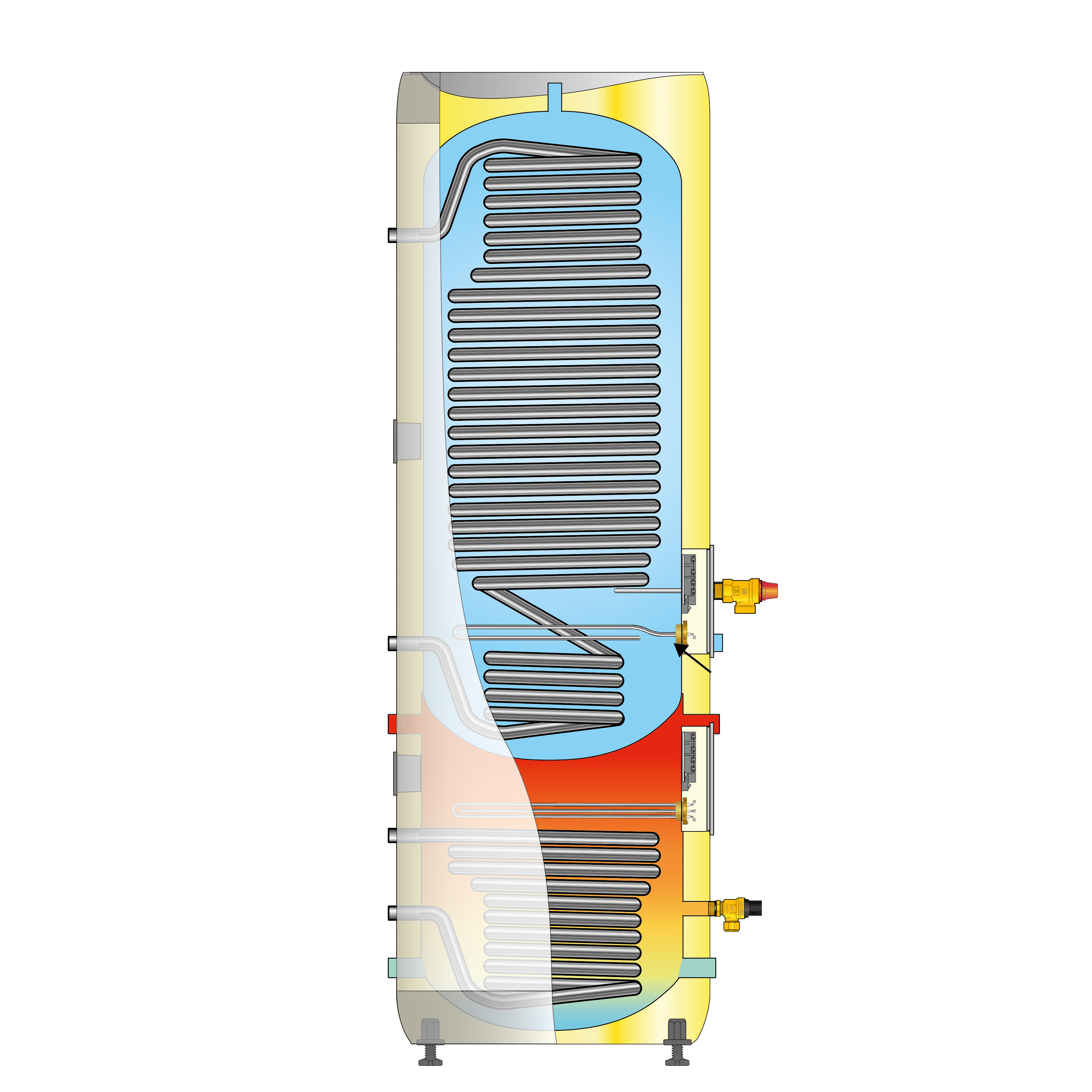 Tank-in-Tank RVS OTC 300L