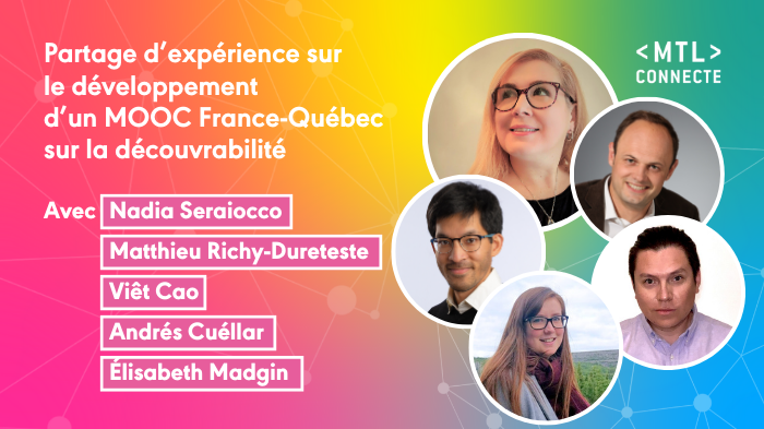 Sharing experience on the development of a France-Quebec MOOC on discoverability