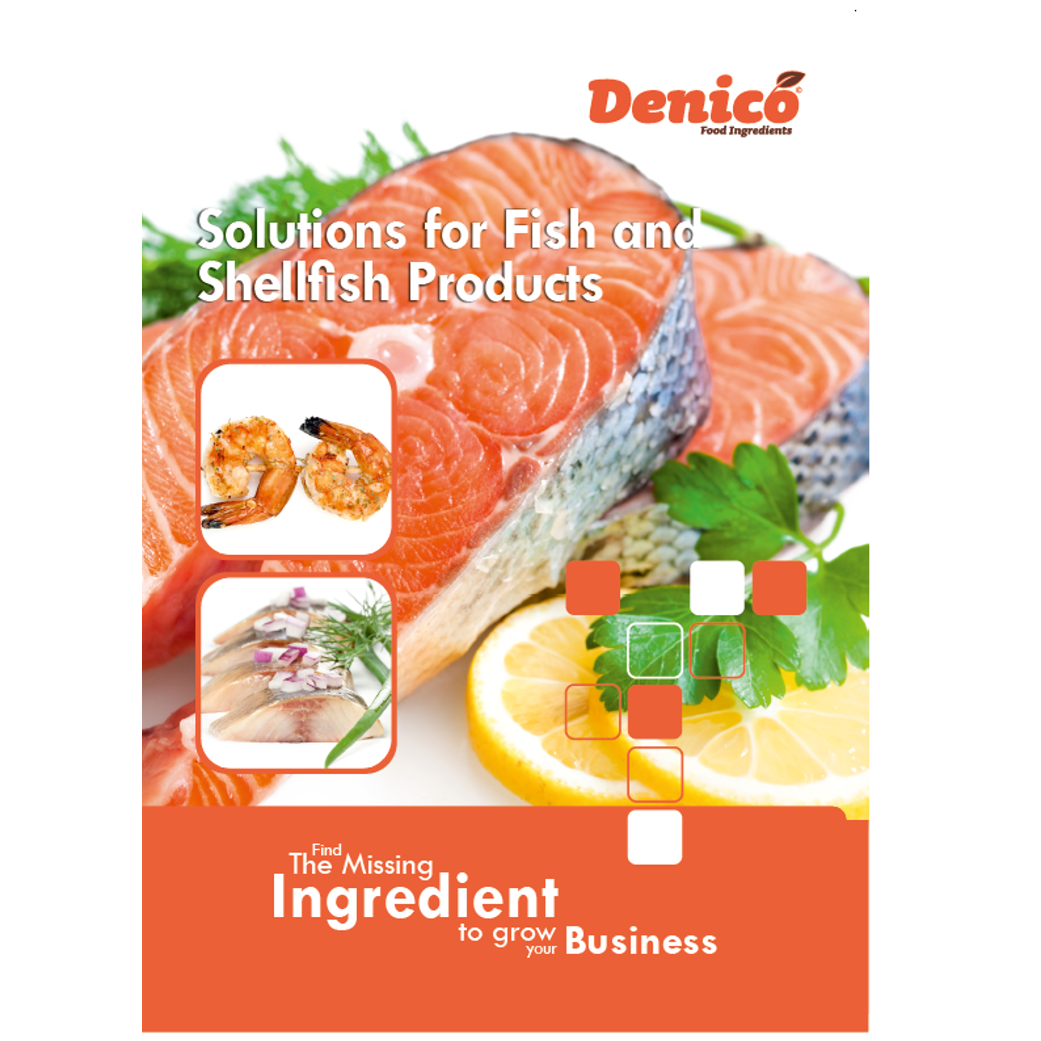 Solutions for fish and shellfish products