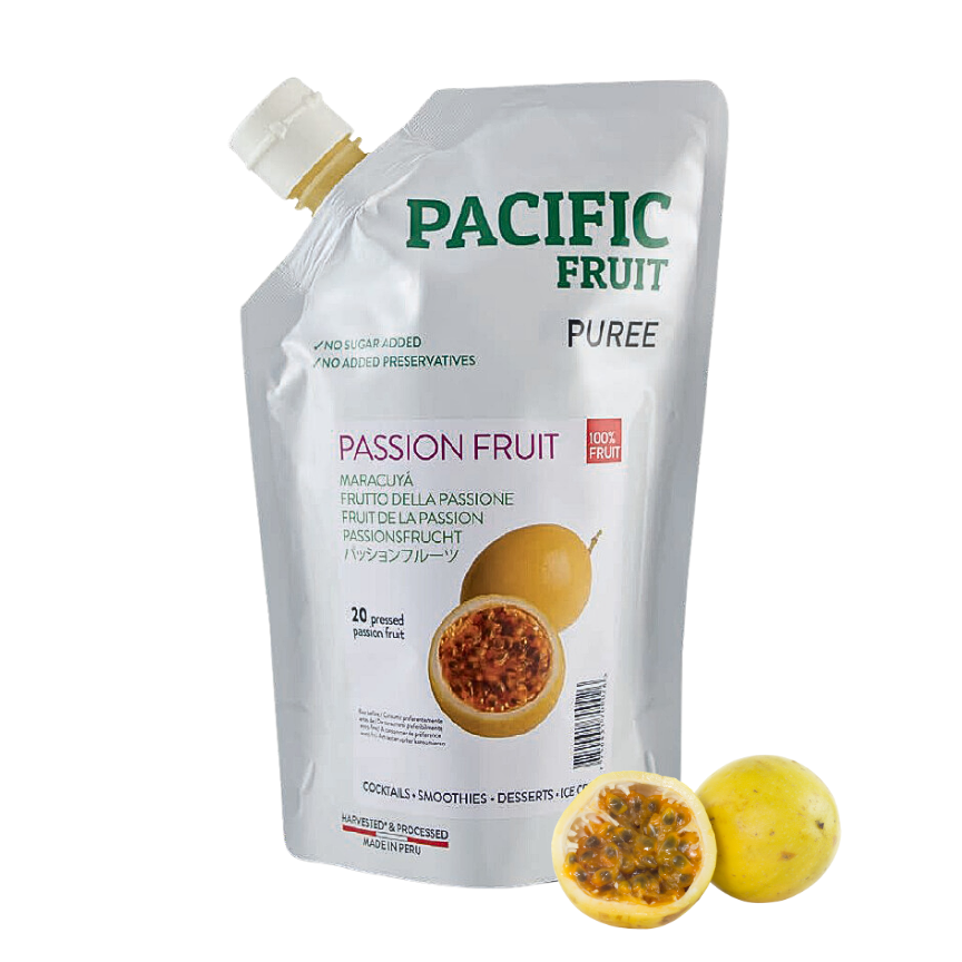 Purée de fruits 1kg - Fruit de la Passion 100%