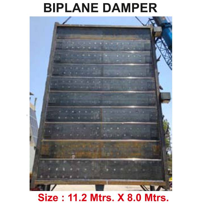 Biplane Damper(Tandem Louver dampers) for FGD Applications