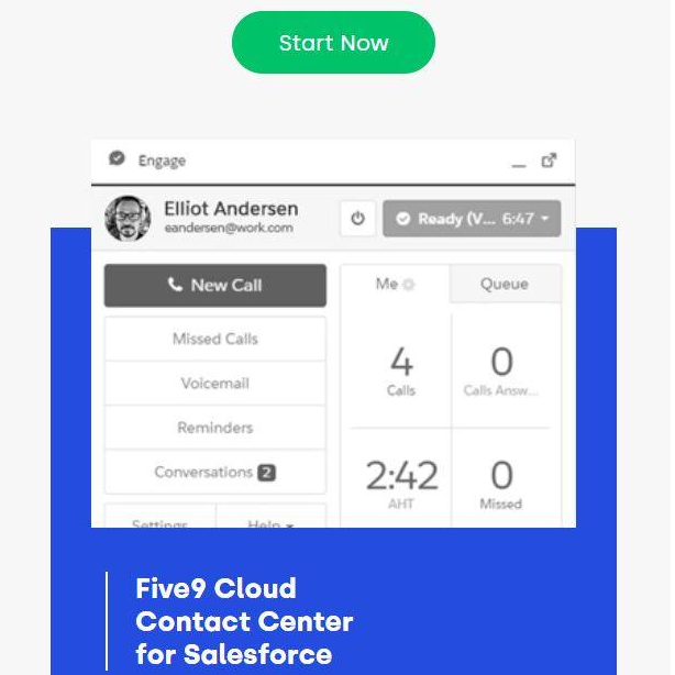 Guided Tour: Five9 Adapter for Salesforce