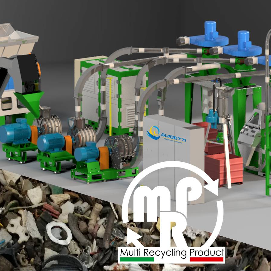 Compact MRP System for Scrap recycling starting from 500 Kg/H