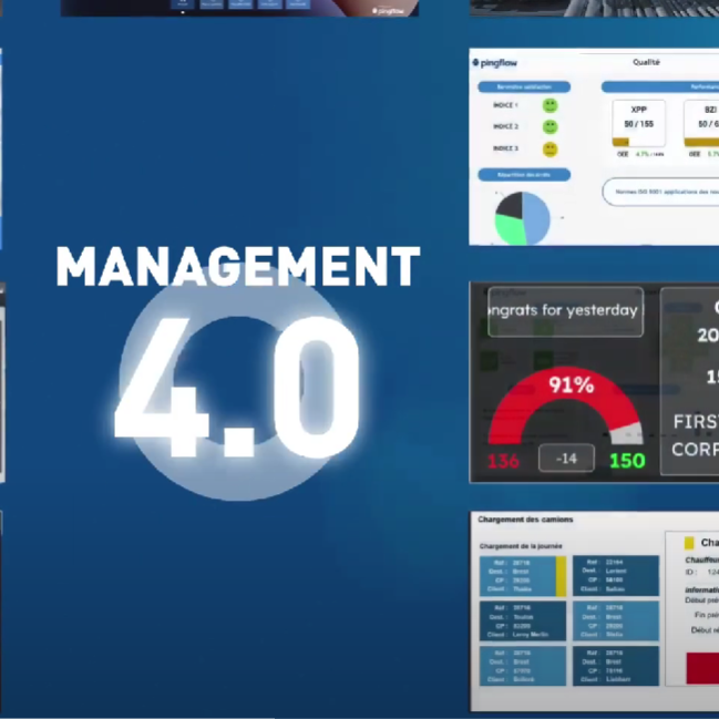 Pingview : from visual management 0.0 to4.0