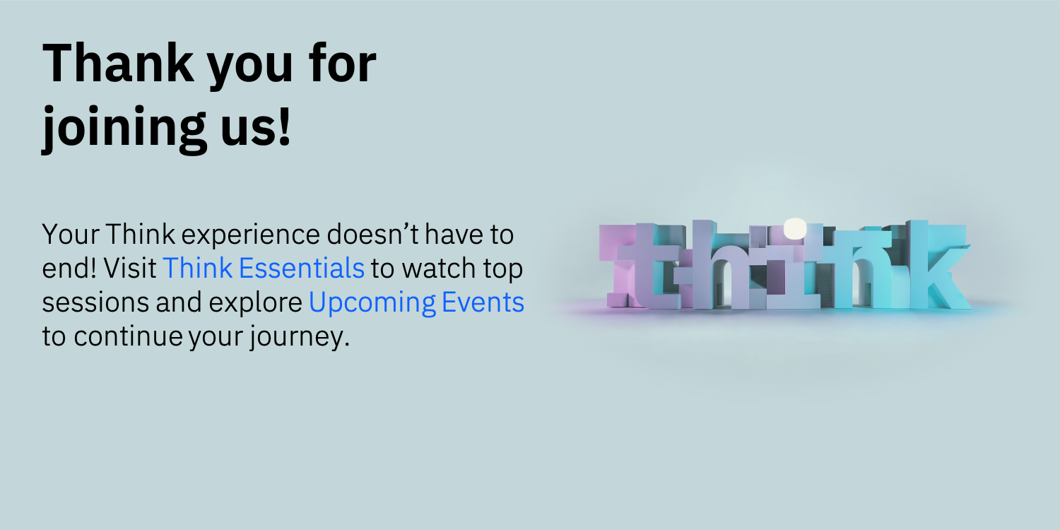 Think 2021 | IBM Events