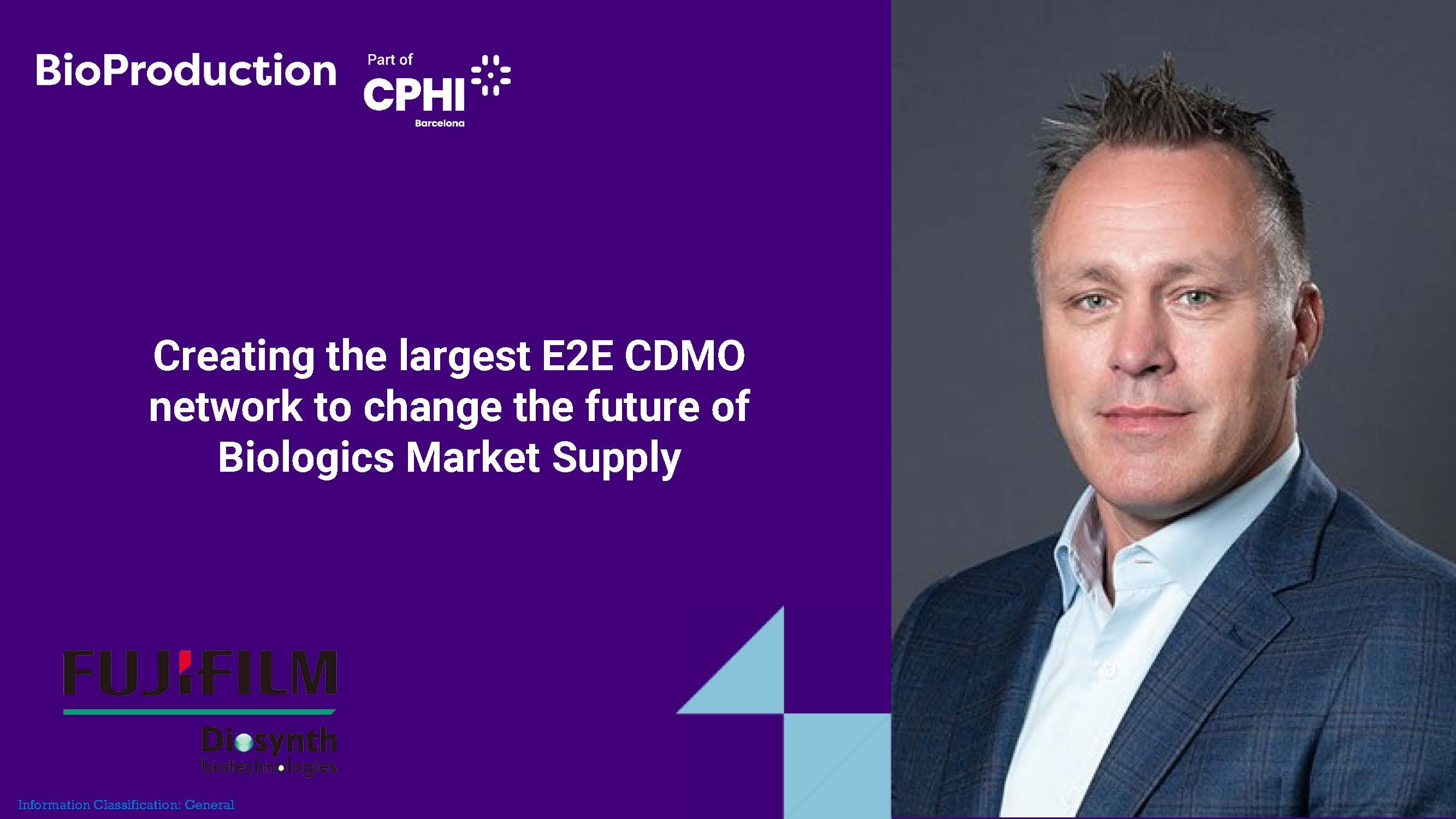 Creating the largest E2E CDMO network to change the future of Biologics ...